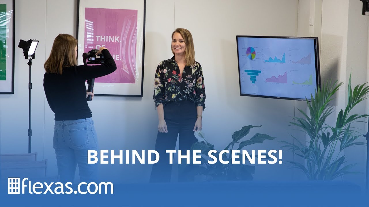 Flexas Videoshoot | Behind the scenes! - Flexas Office Space TV - YouTube