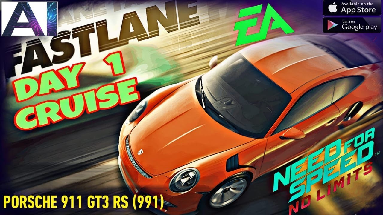 NFS NO LIMITS : CRUISE / DAY 1 / AI EFFECTS / FASTLANE EVENT / PORSCHE ...