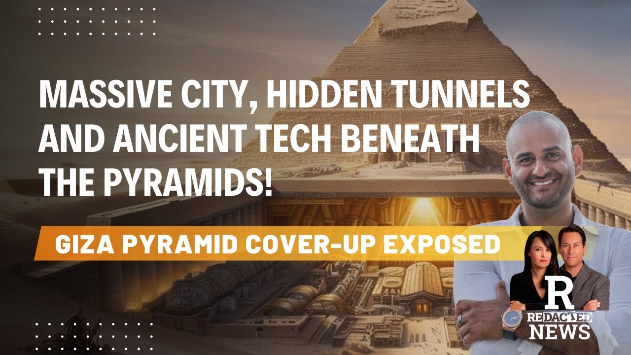 Giza Pyramid Cover-Up EXPOSED: Massive City, Hidden Tunnels and Ancient Tech Beneath the ...