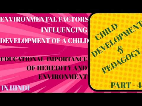 ENVIRONMENTAL FACTORS INFLUENCING DEVELOPMENT OF A CHILD AND ...