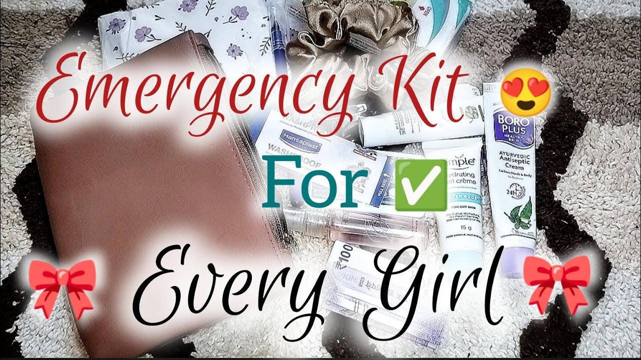 Emergency kit essentials for every Girl || My emergency kit ||🎀# ...