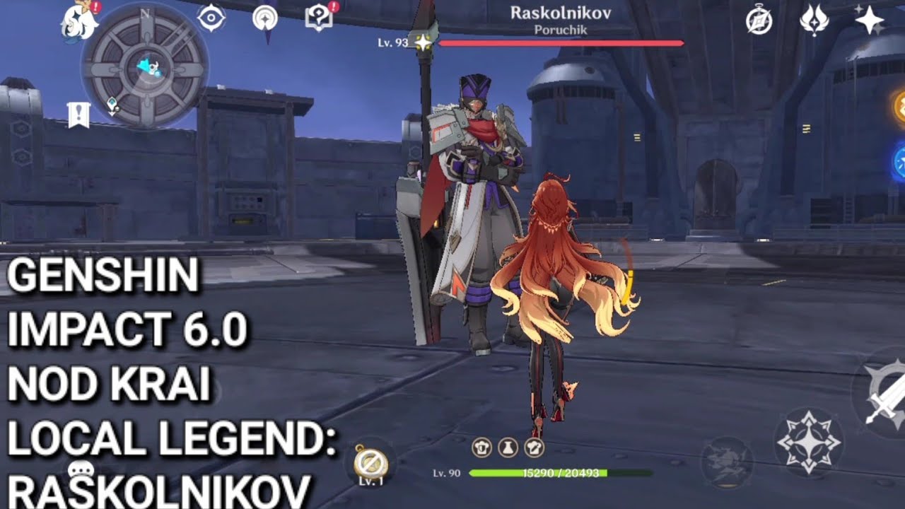 GENSHIN IMPACT 6.0 - NOD KRAI LOCAL LEGEND: RASKOLNIKOV [BOSS FIGHT] - YouTube