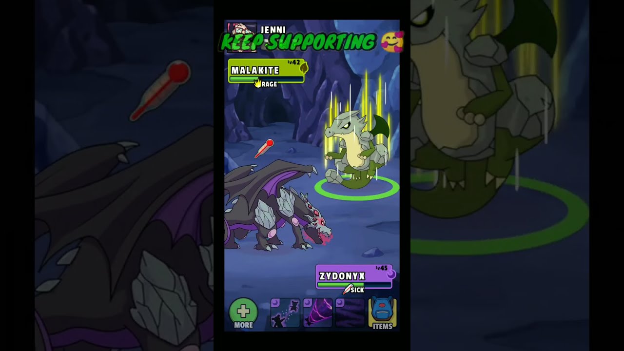 Legendary Cave Gameplay In Dynamons World | Zydonyx vs Malakite ...