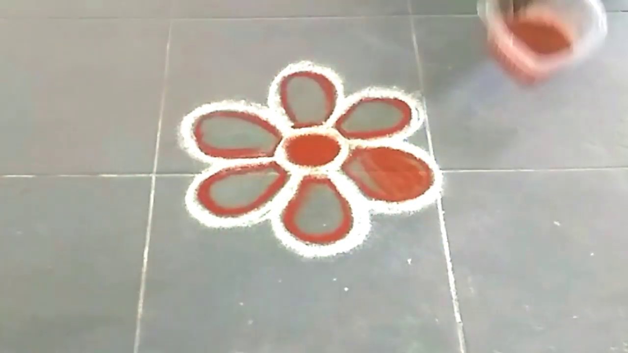 Deepam rangoli designs for karthigai deepam //Deepam muggulu designs ...
