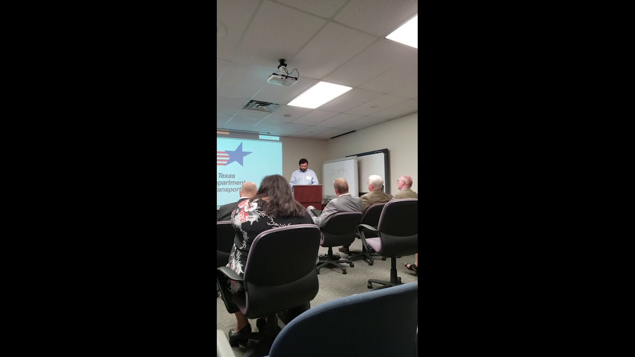 Jay Blazek Crossley on safety & Grand Parkway at TXDOT UTP public ...