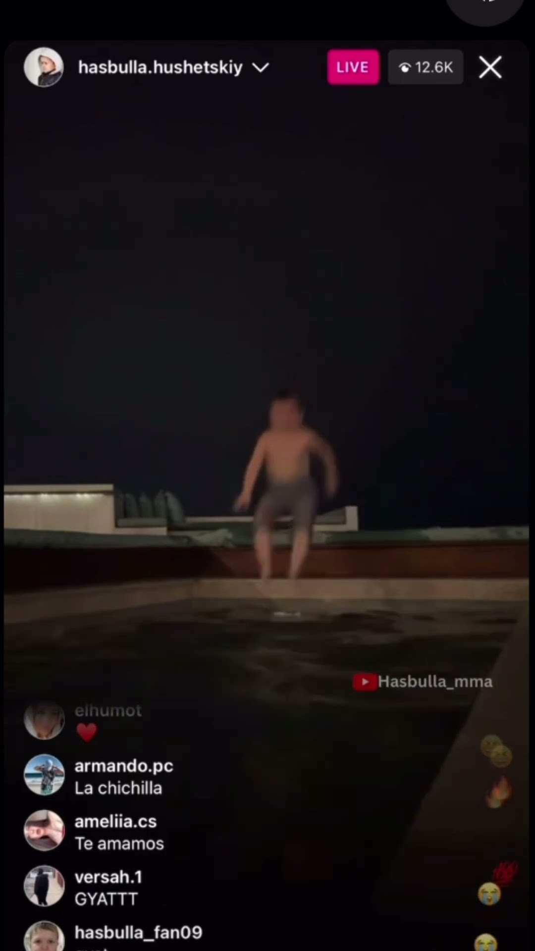 Hasbulla swimming but each jump is a water droplet #shorts - YouTube