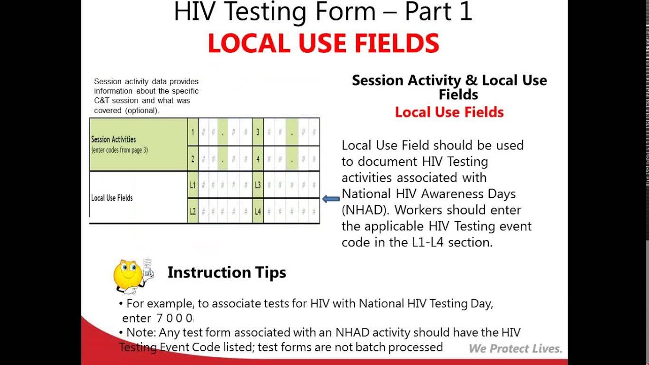 HIV Test Form Webinar - YouTube