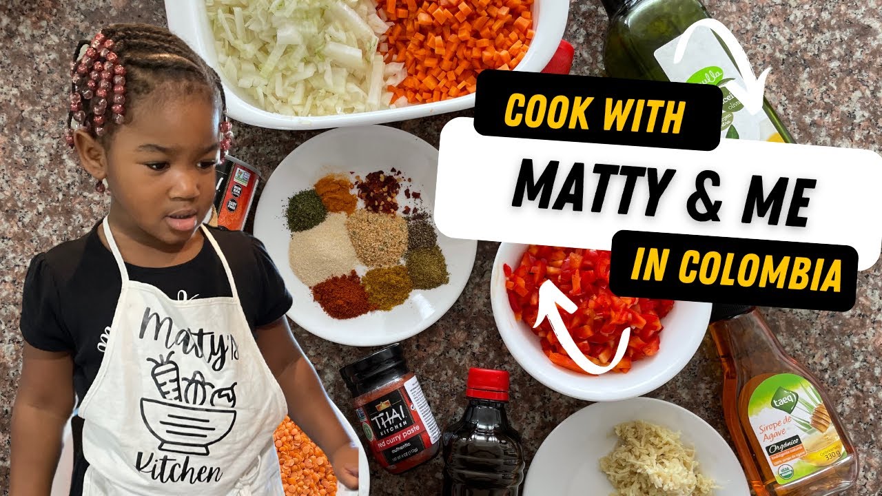 Cook with Matty & Me in Colombia | Red Lentil Curry #cookingathome ...