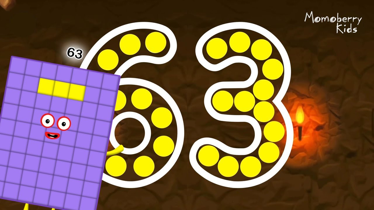 Numberblocks 63 Magic Run Numberblocks Sixty Three Adventure Number
