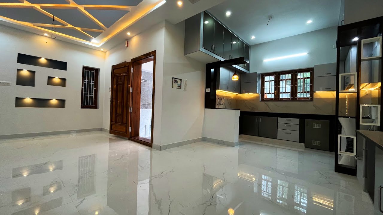 2.25 சென்ட்டில் 1700sqftல் அழகான 3BHK Duplex வீடு | Beautiful Duplex ...