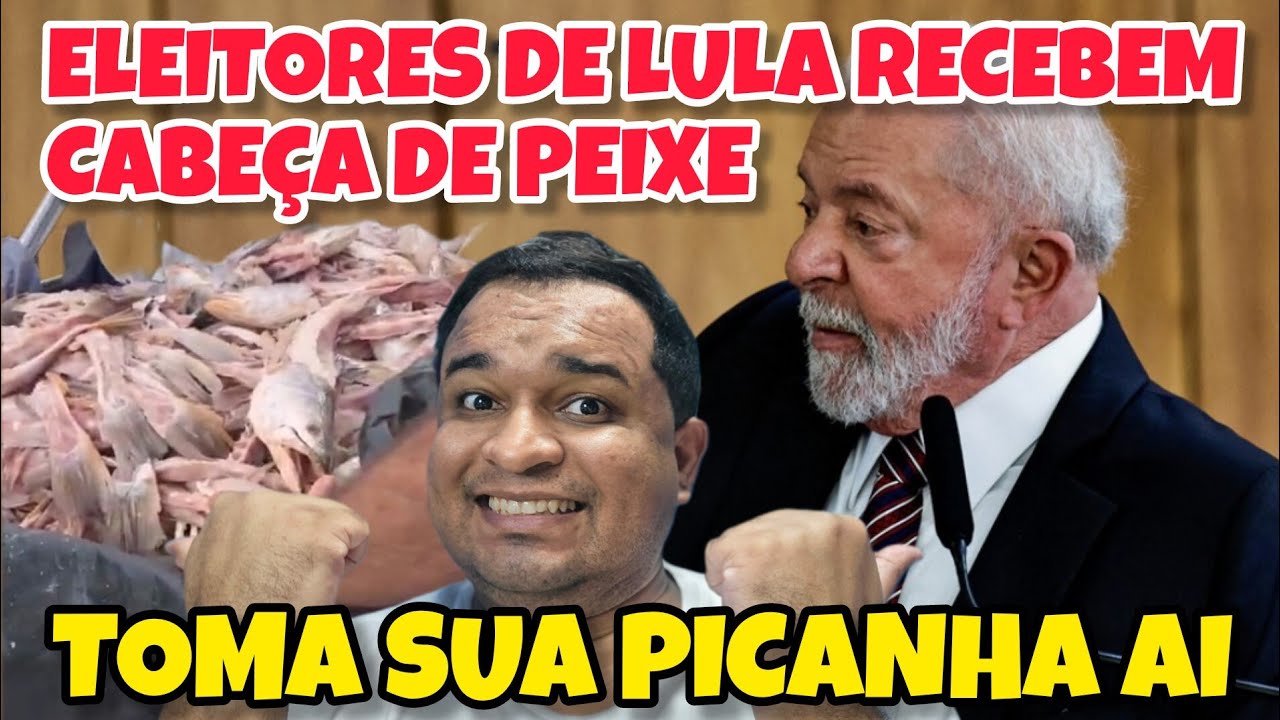 APOIADORES DE LULA RECEBEM CABEÇA DE PEIXE AO INVÉS DA PROMETIDA ...