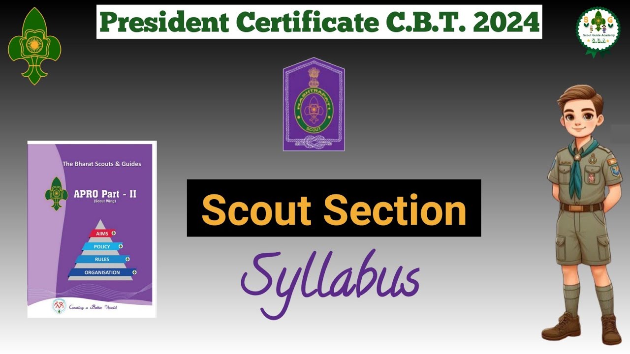 Scout Syllabus | Ques. - Ans. | A.P.R.O. | President Certificate C.B.T ...