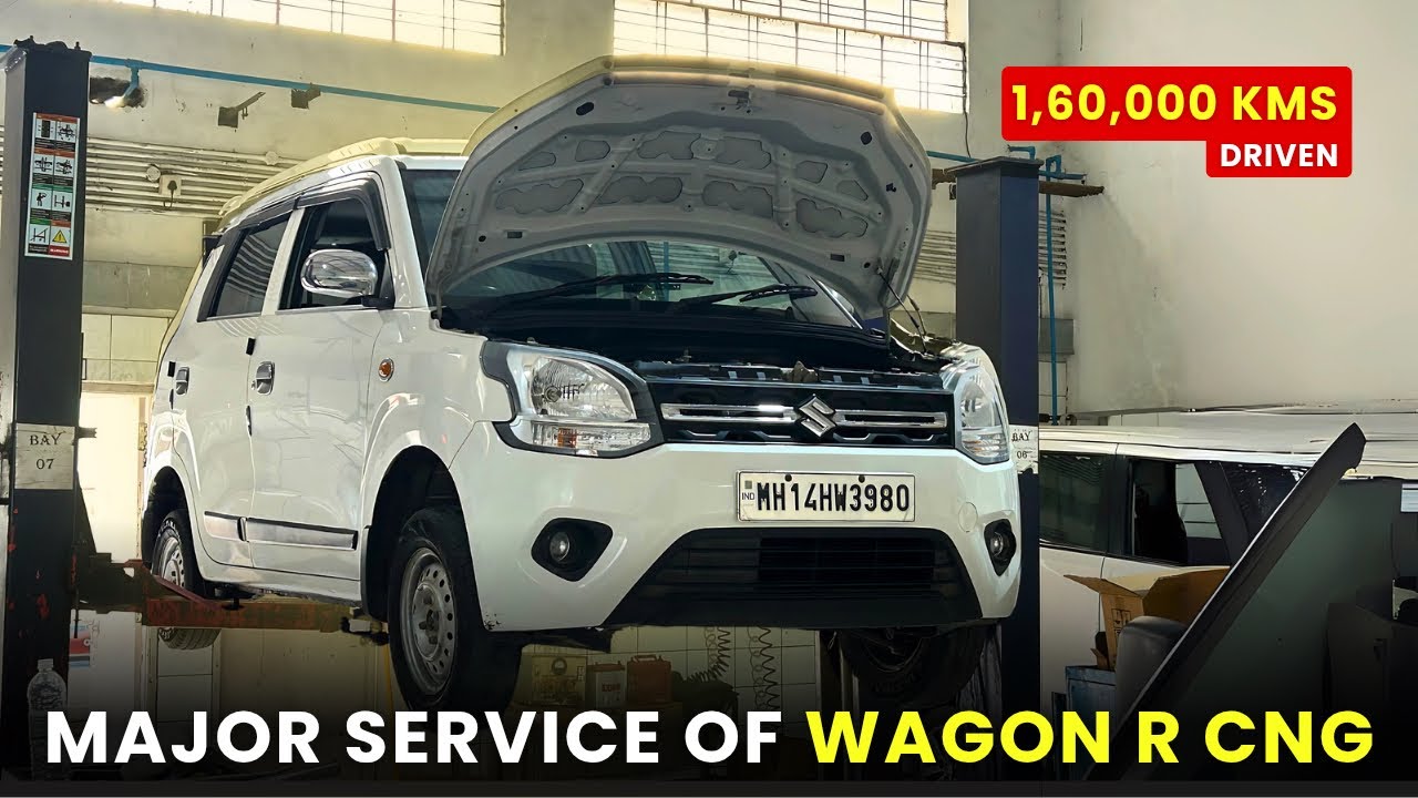 MAJOR SERVICE OF WAGON R CNG AFTER 1,60,000 KMS | YOUANDCARS - YouTube