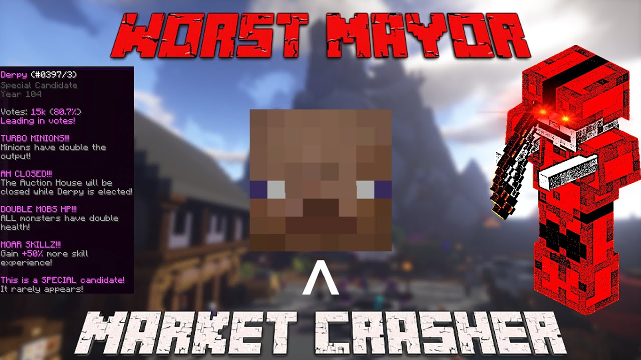 The WORST Mayor In Hypixel Skyblock | Mayor Derpy - YouTube