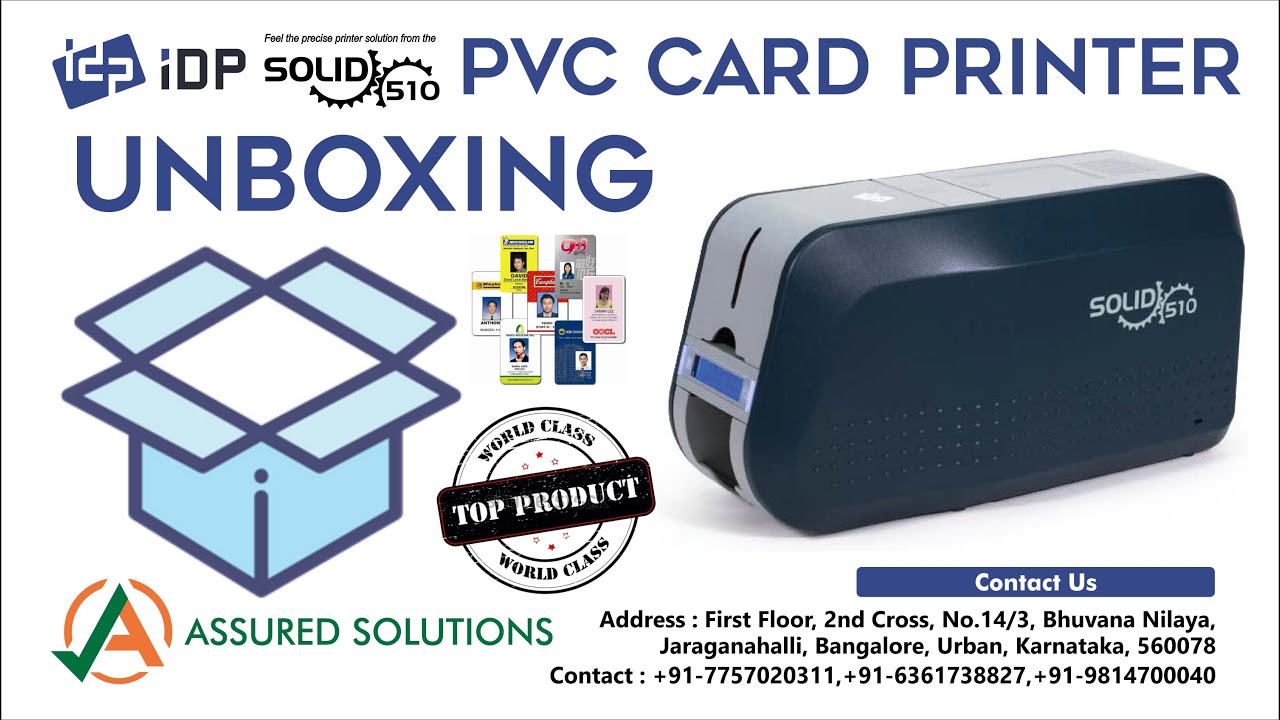 IDP Solid 510D Unboxing | Smart Card Printer | Assured Solutions - YouTube