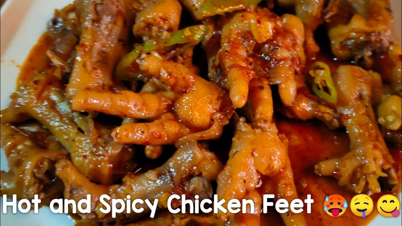 Hot and Spicy Chicken Feet Recipe - YouTube