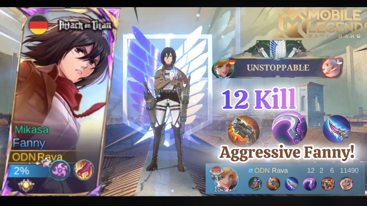 Fanny Best Build Unstoppable Kills! - Top 1 Global Fanny 2024 - YouTube