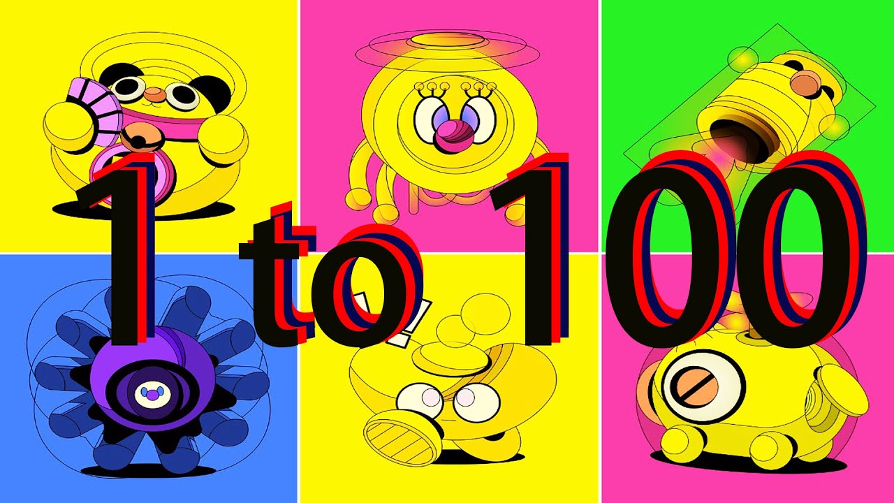 Endless Numbers counting 1 to 100 #123 #abc #1234 #abcd #diana #ryan # ...