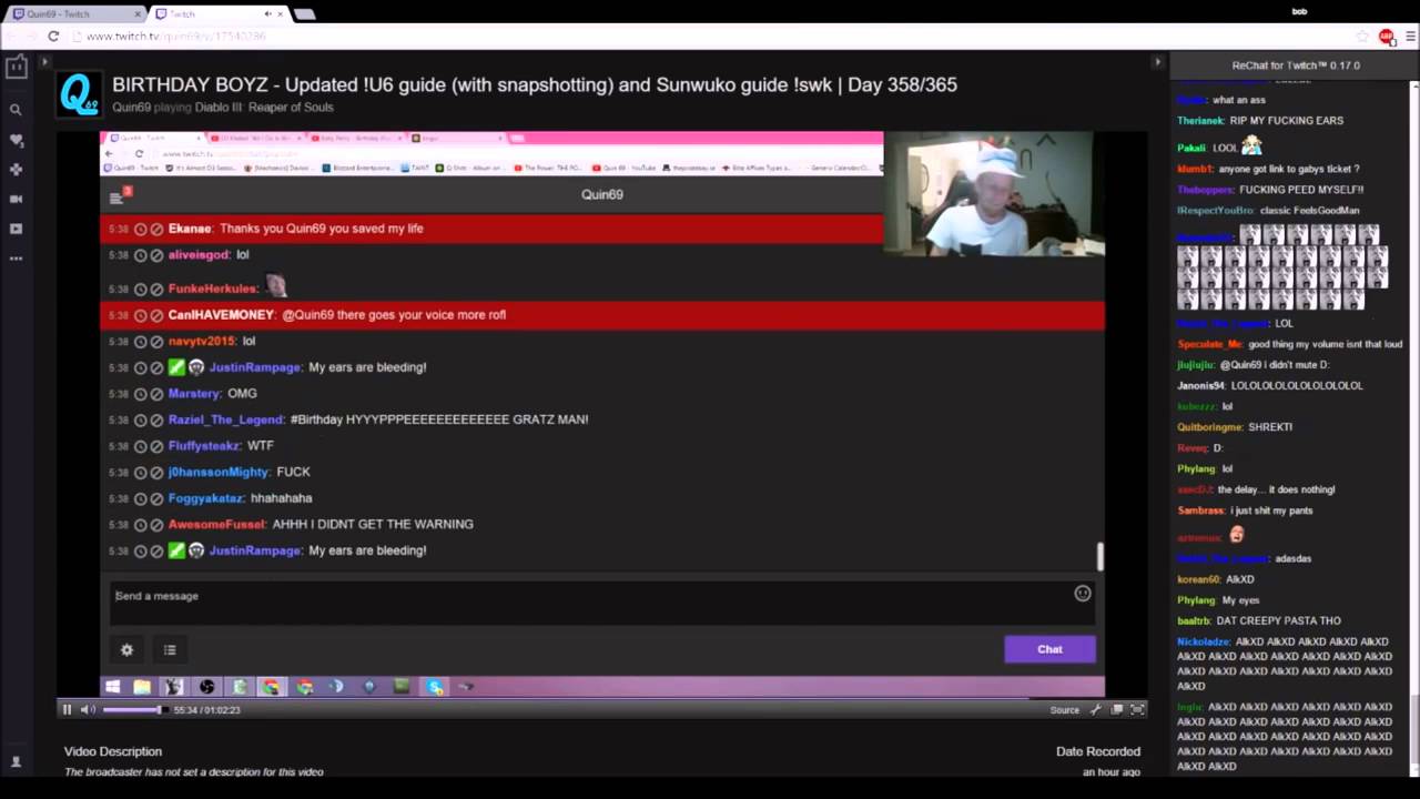 streamer clicks a screamer link - YouTube