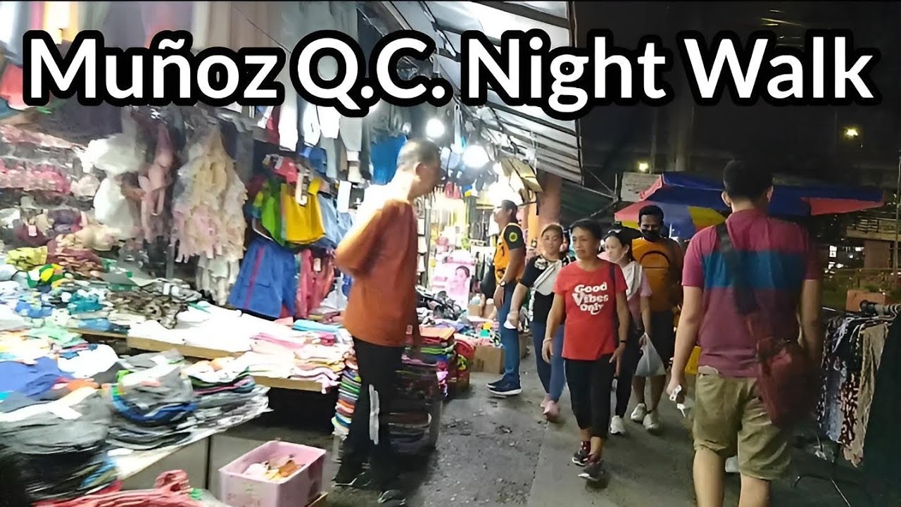 Muñoz Quezon City Night Walk | Philippines - YouTube