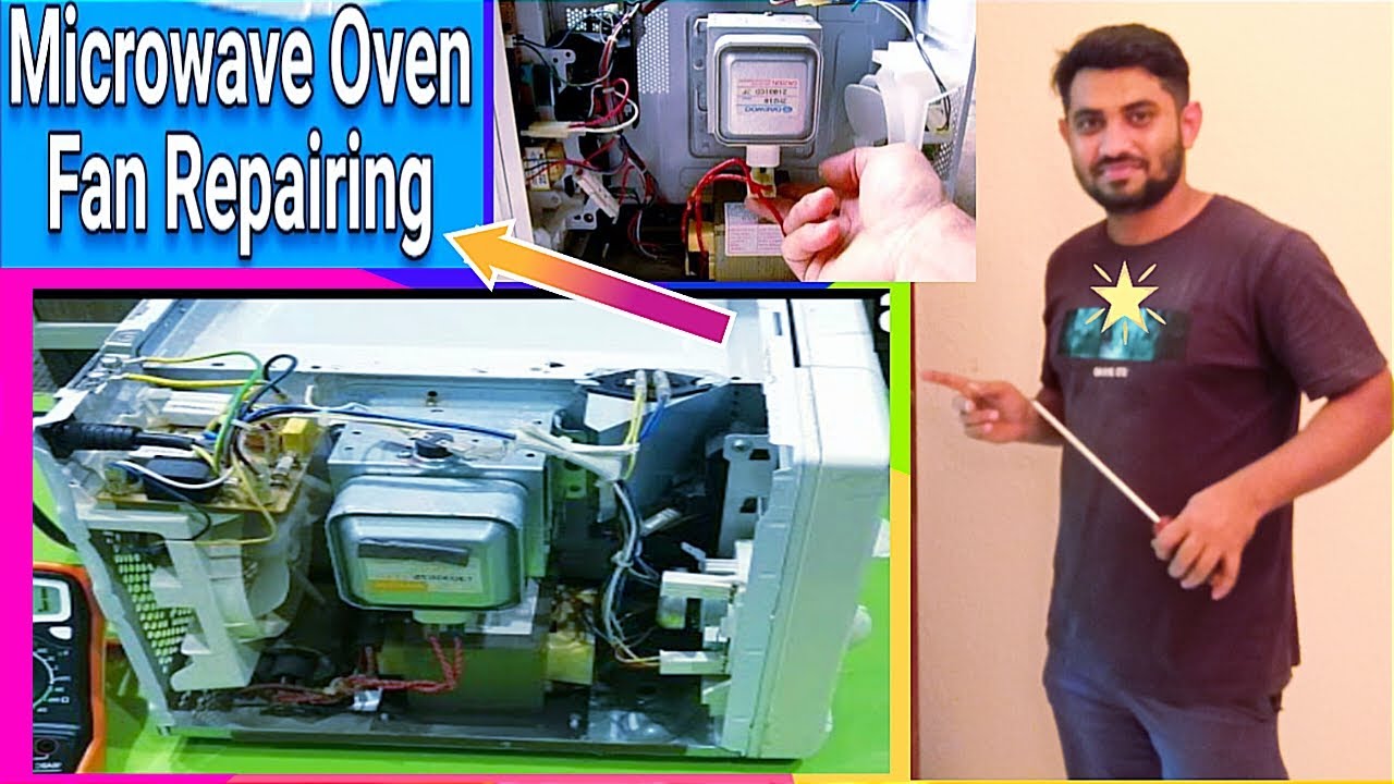 Microwave Oven Fan Repairing...fix it easy - YouTube