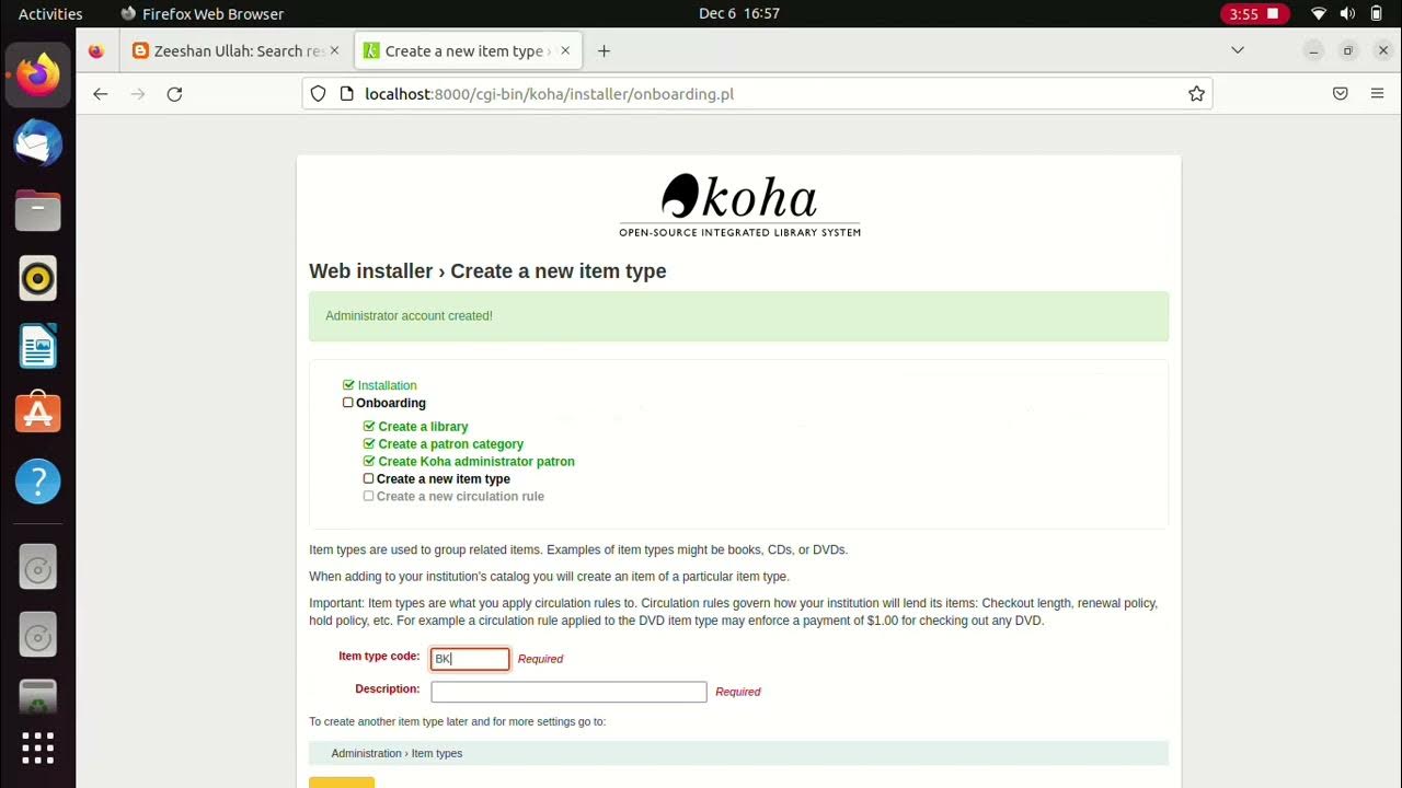 Koha Manual Installation 3 - YouTube