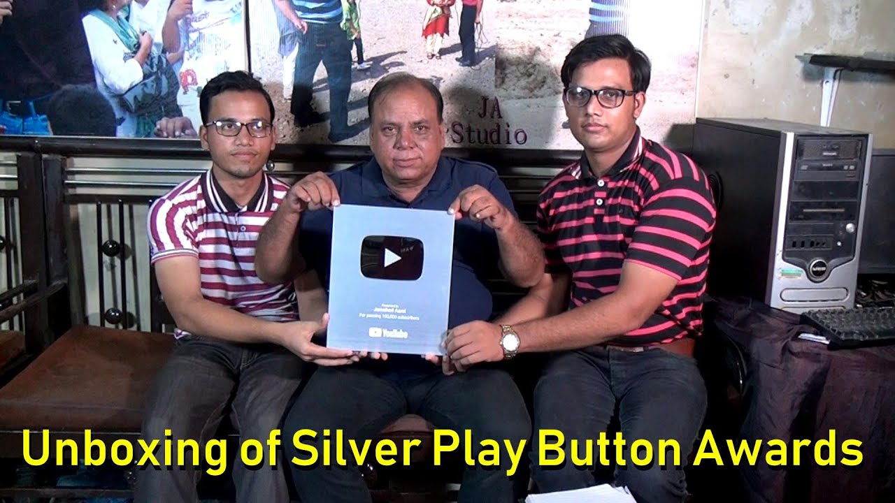 Unboxing YouTube Creator Awards Silver button thanks to you tube ...