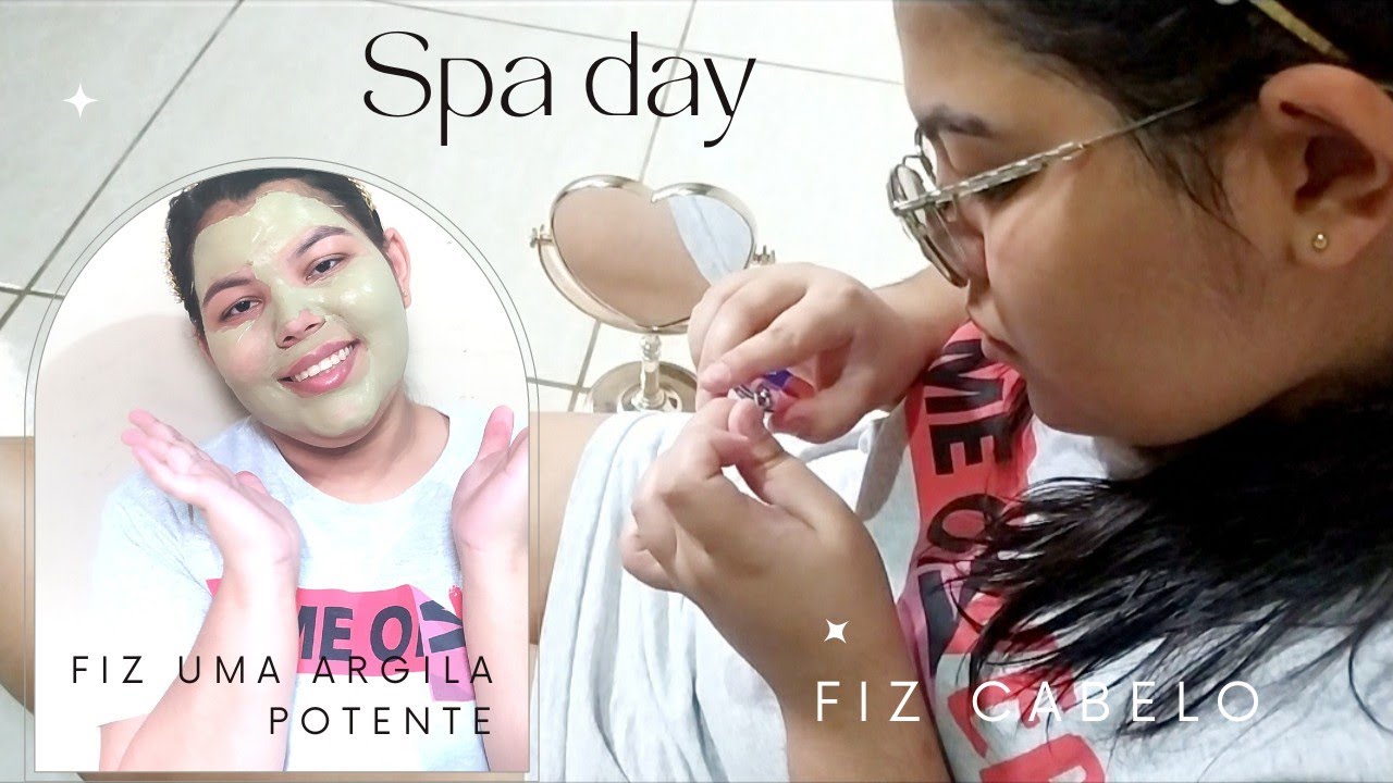 Vlog: Spa Day + Skin Care + Unha 💃 - YouTube