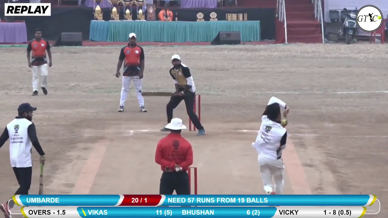 VIKAS JADHAV (UMBARDE) UNSTOPPABLE BATTING AT RAHUL PATIL CHASHAK 2019 ...
