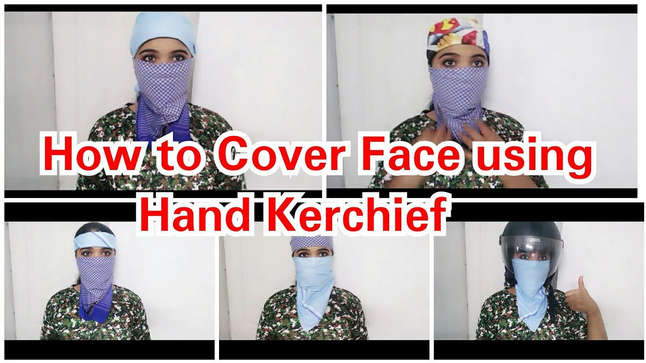 How to cover face with hand kerchief |MalayalamBeautyChannel| - YouTube