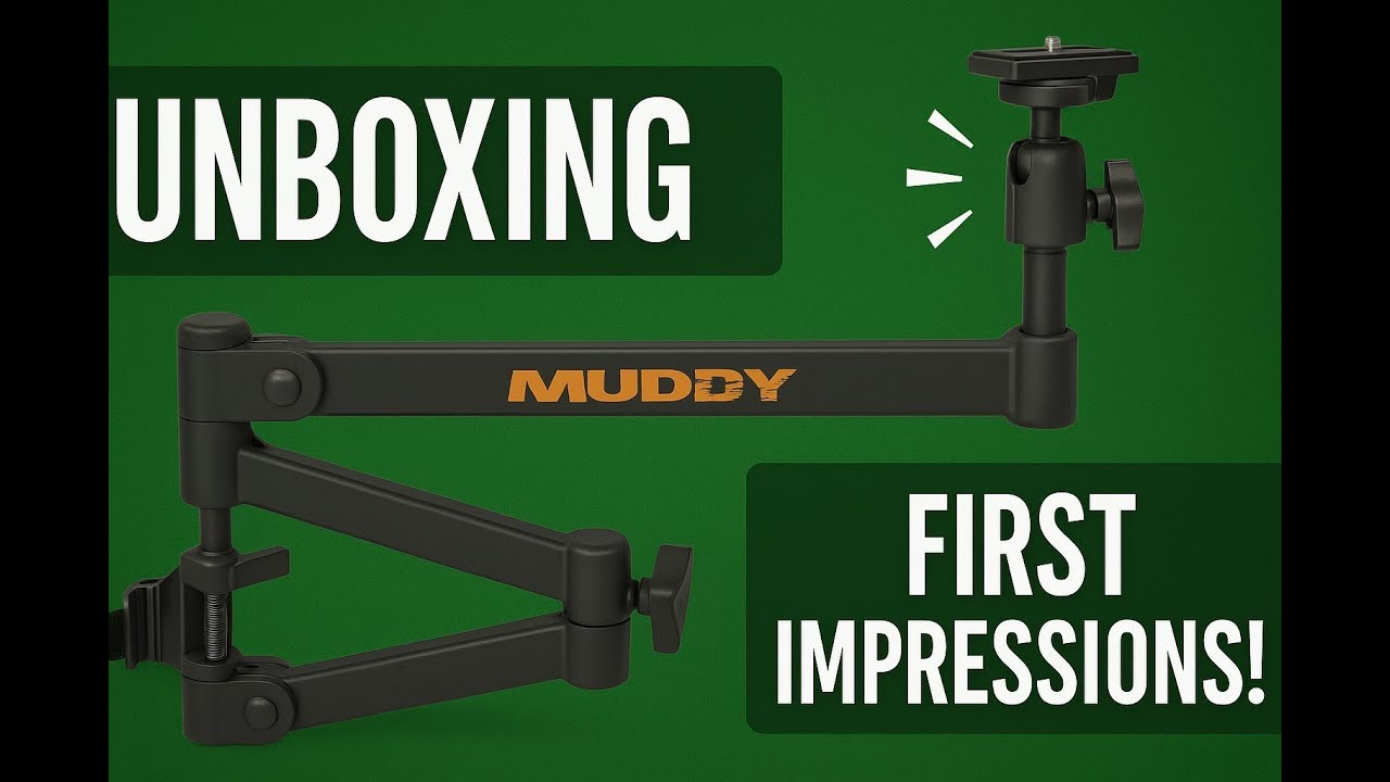 Unboxing the Muddy Camera Arm – Self-Filming Setup Simplified! - YouTube