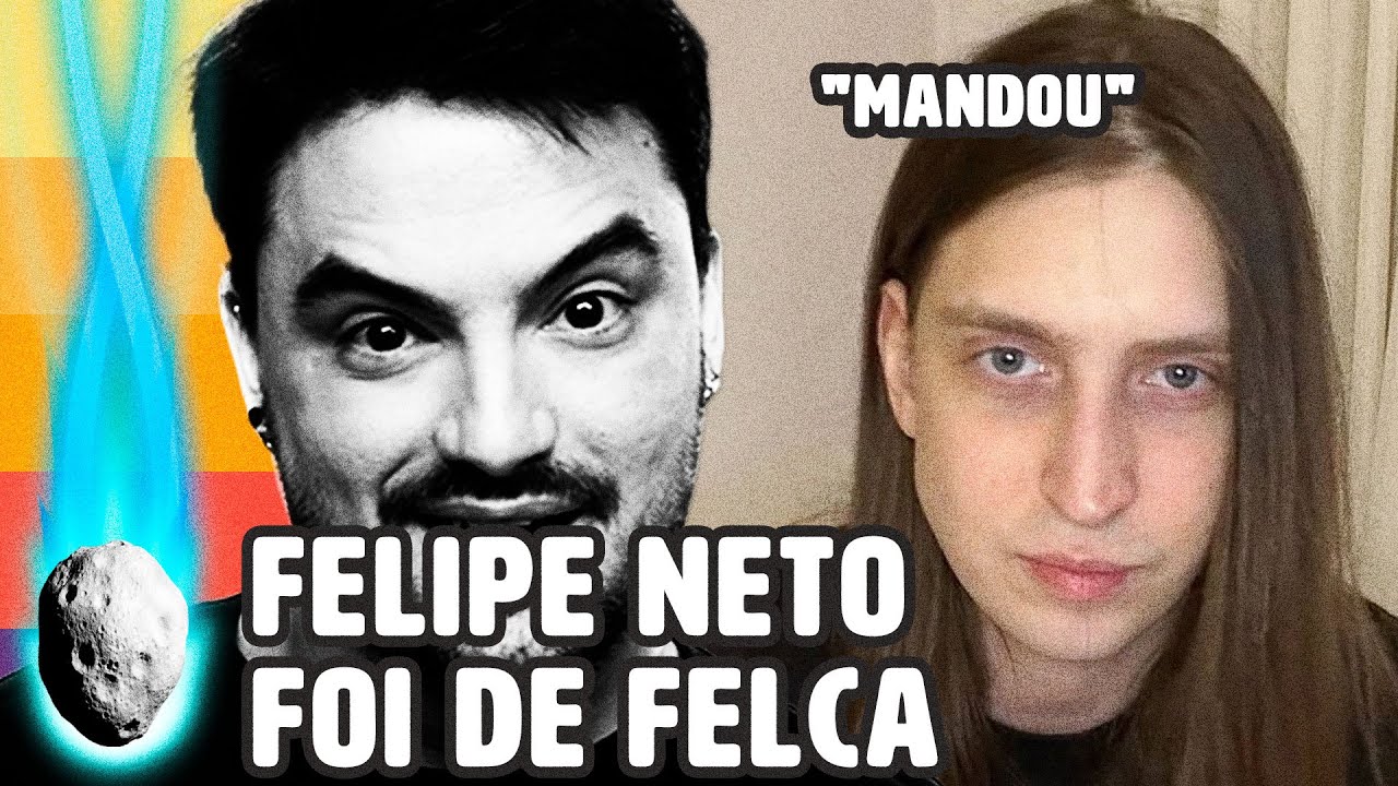 FELIPE NETO CITA FELCA E PROMETE PROCESSO PARA QUEM O ACUSAR DE CRIME ...