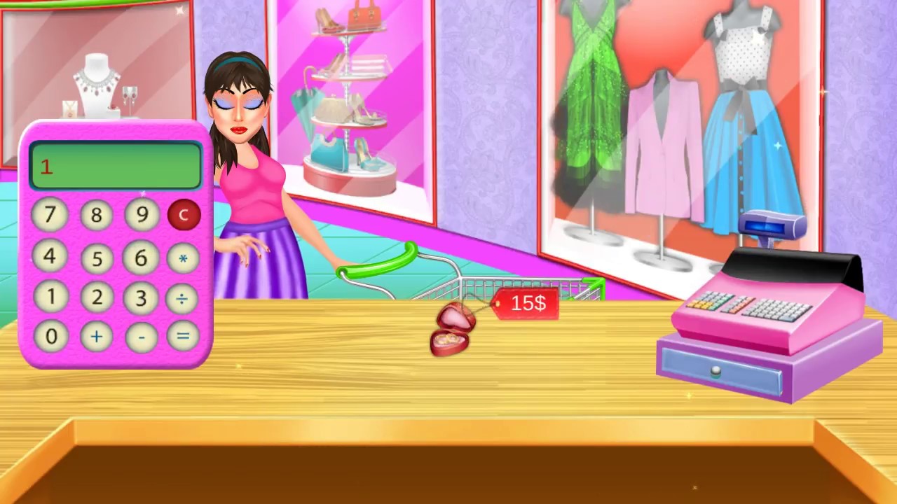 Shopping Mall Girl Cash Register: Fashion Store - YouTube