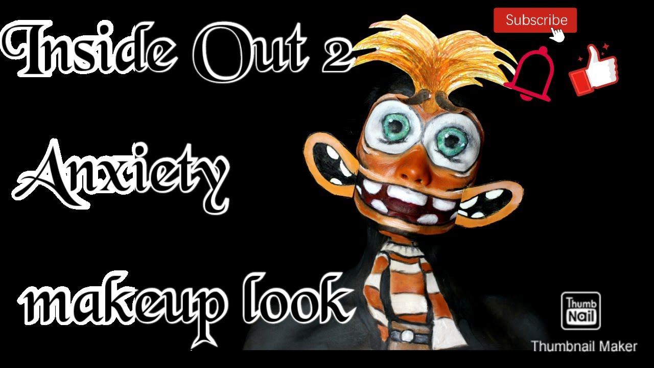 Anxiety makeup look from Inside Out 2 - YouTube