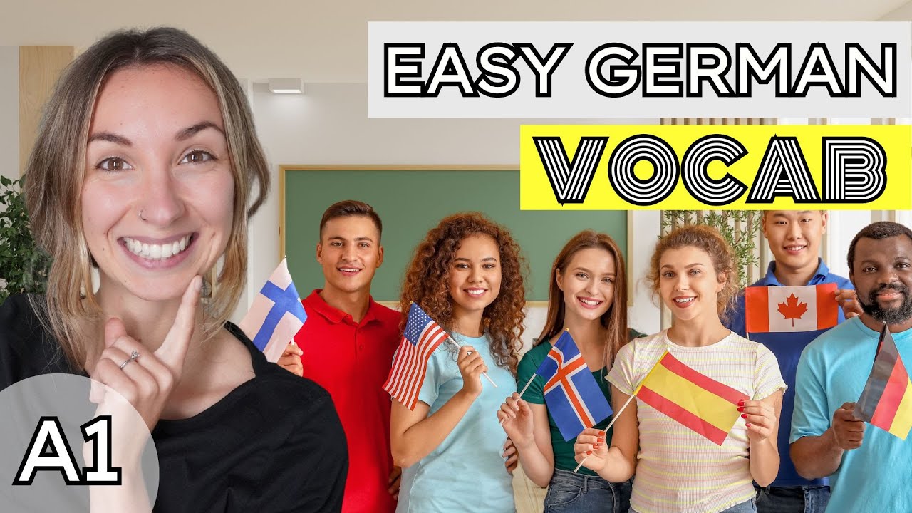 Easy German Vocabulary Lesson: COUNTRIES & LANGUAGES - YouTube
