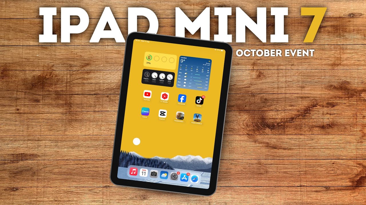 iPad Mini 7 - New Features, Major Upgrades & October Release! - YouTube