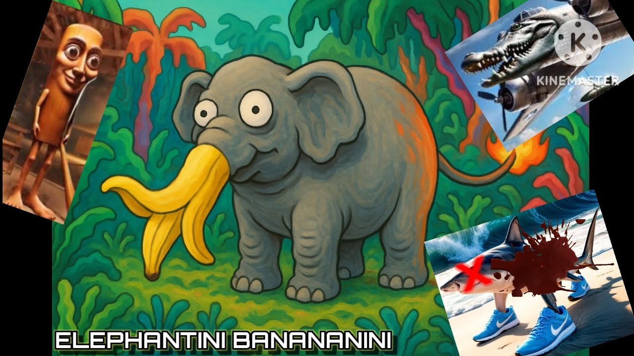 ELEPHANTINI BANANANINI (Animated version) |Italian brainrot|Credits ...