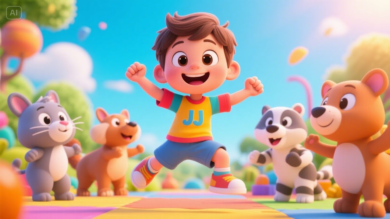 Bounce Like a Ball – Boing Boing Bash! | Energetic Kids Song | Fun ...