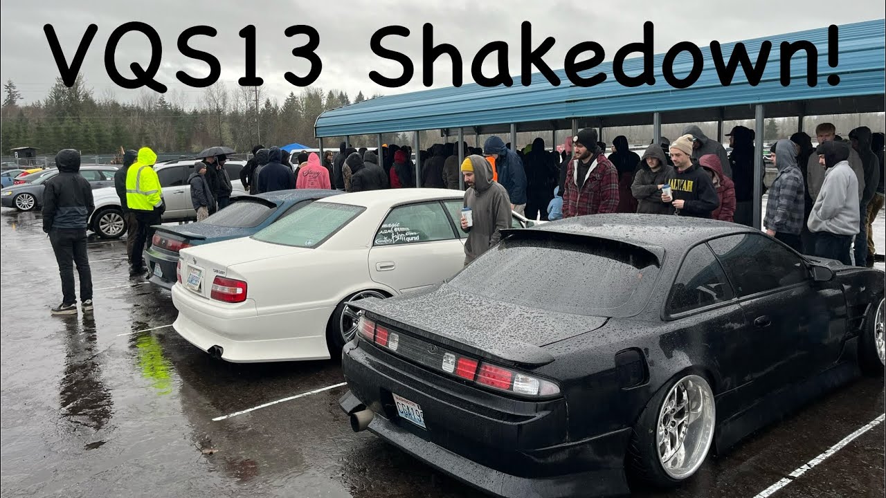 First test for the VQ swapped S13 240sx at Spirit Peaks Raceway. - YouTube