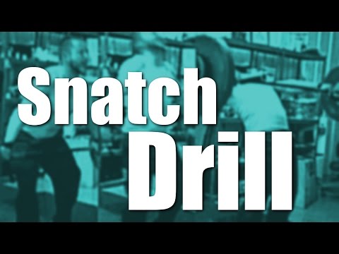 Snatch Drill: How to do a Snatch Domination Pull - Weightlifting Academy - YouTube