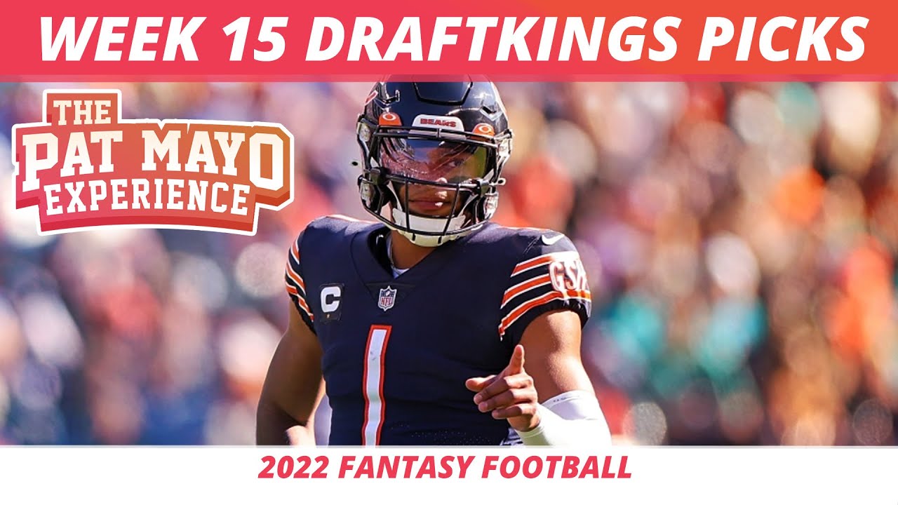 2022 NFL Week 15 DraftKings Picks, Lineup Strategy, Ownership ...