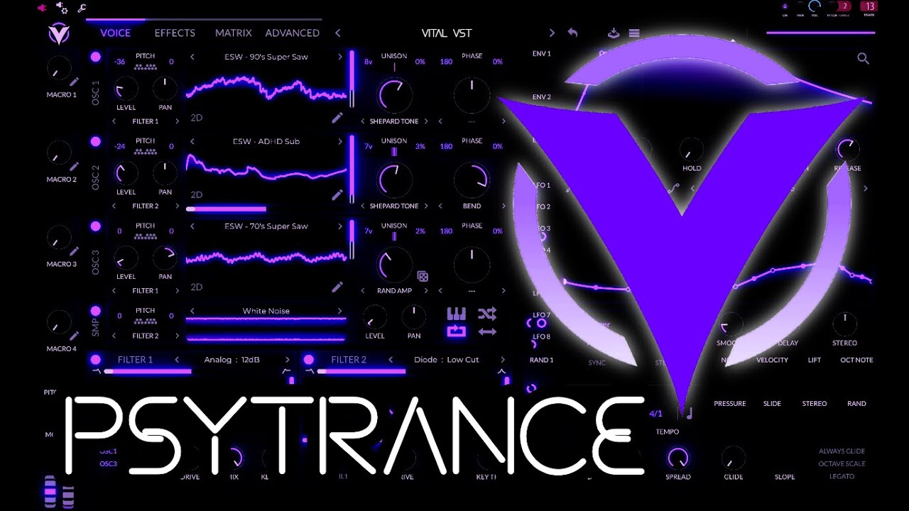 Psytrance Tutorial: Dark Atmosphere | Vital VST | Sound Design - YouTube