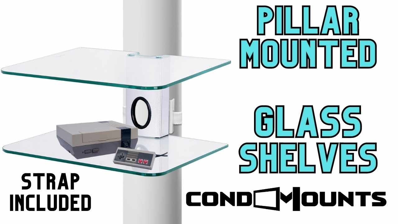 How to mount a Shelf to a concrete pillar. - YouTube