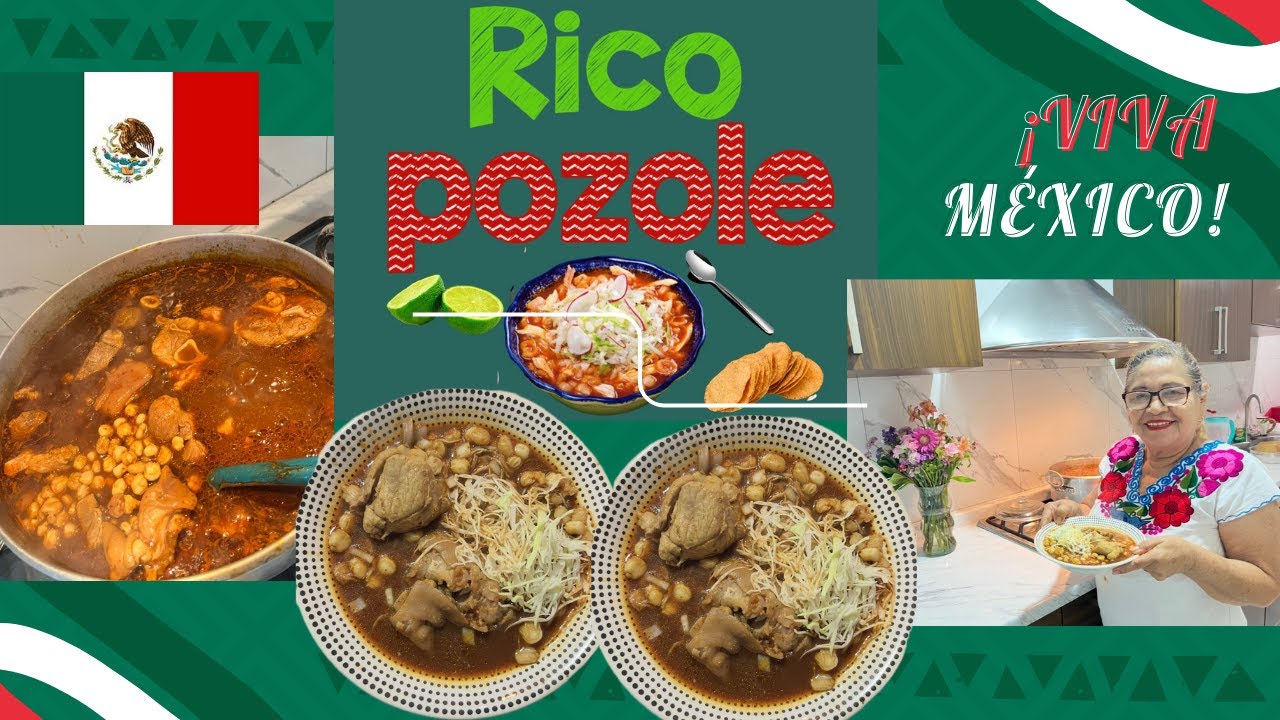 🍴Aprende a cocinar un rico Pozole Rojo Tradicional: Sabor Mexicano🇲🇽 ...