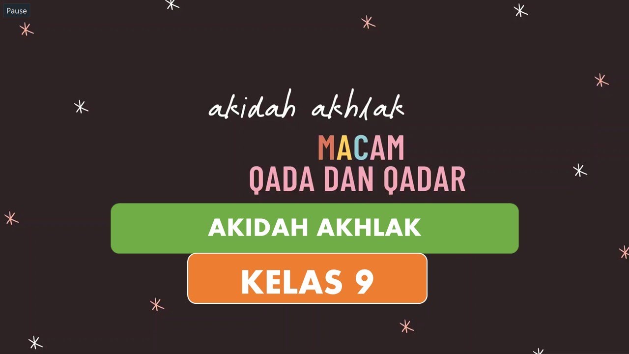 MACAM-MACAM QODO DAN QODAR - MATERI PEMBELAJARAN AKIDAH AKHLAK KELAS 9 ...
