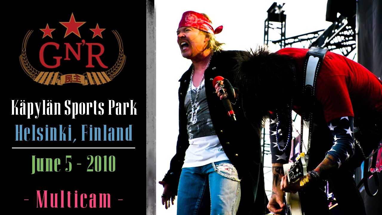 Guns N' Roses Live At: "Helsinki Live 2010, Finland" | [Multicam] - YouTube