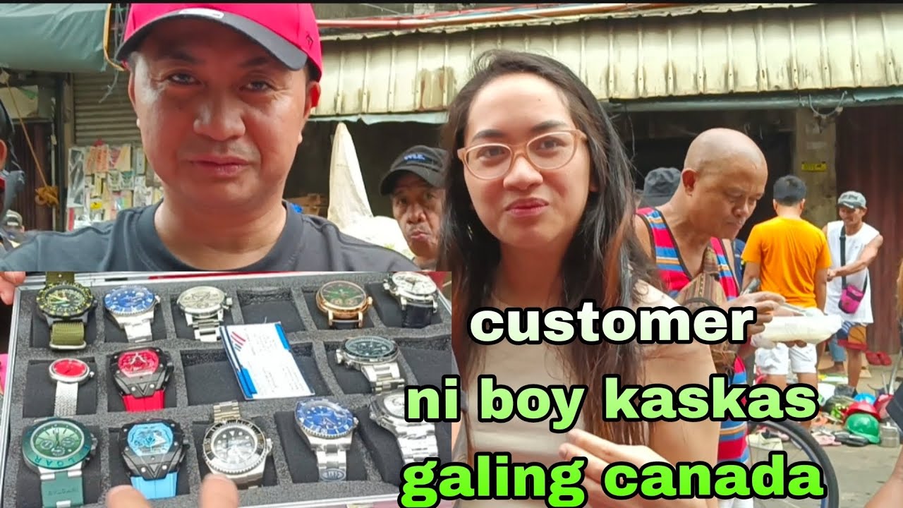 customer ni boy kaskas galing canada bumili ng relo seiko 5 #buraotan ...