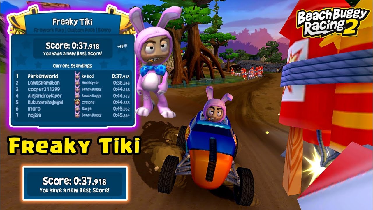 Freaky Tiki BB Racing 2 .. Firework Fury - Benny + Rip Rod #bbracing2 # ...