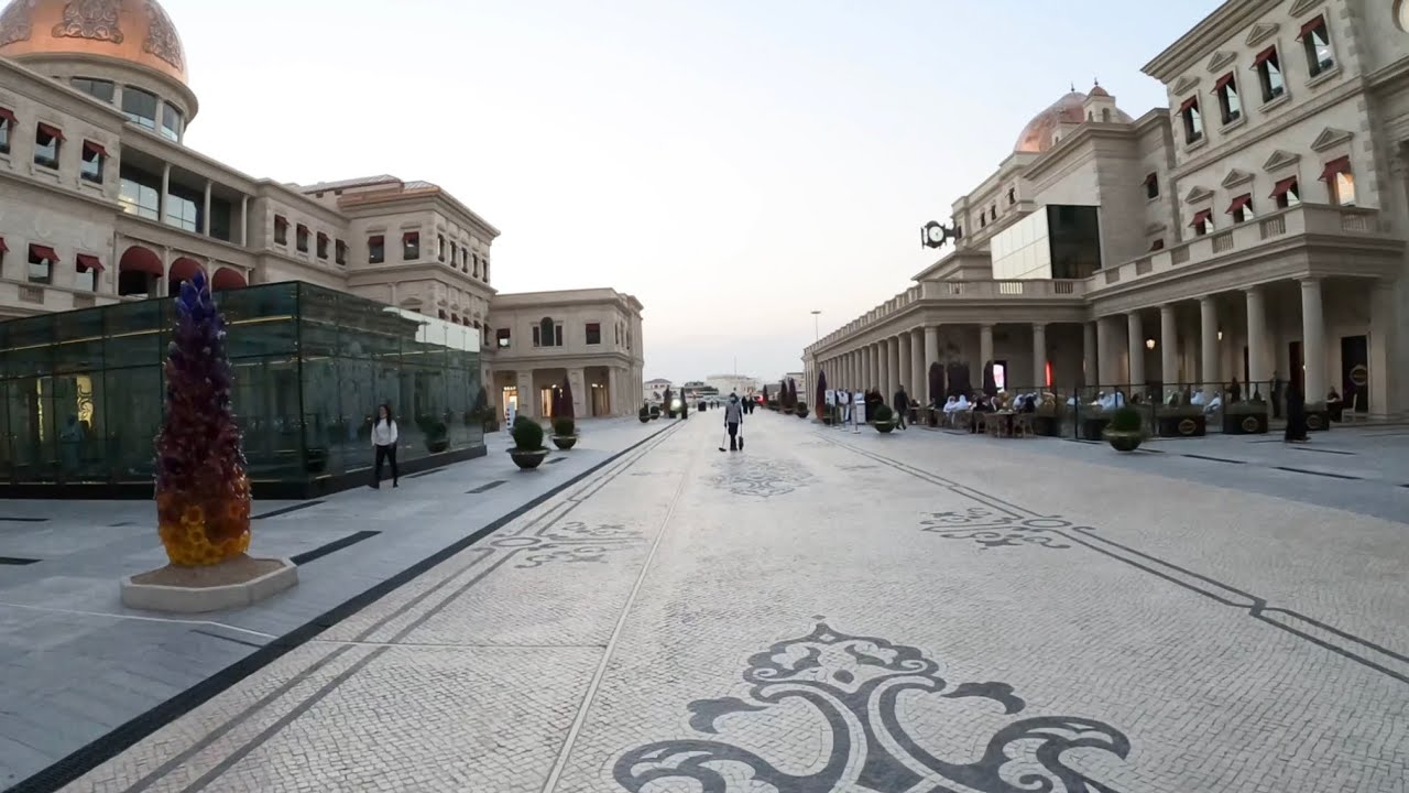 Calle con AIRE ACONDICIONADO en QATAR 🥶 | Katara Cultural Village 🇶🇦 ...