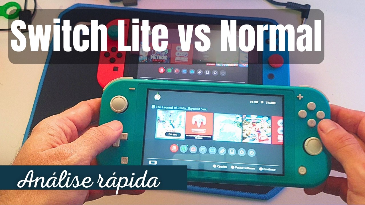 Nintendo Switch Lite vs. Nintendo Switch (Modelo Regular) - Qual a ...